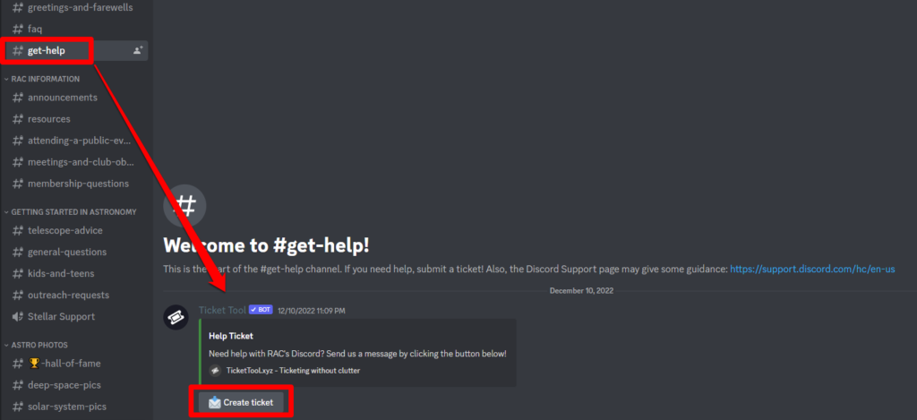 Discord: Getting Help or Making Suggestions – Raleigh Astronomy Club